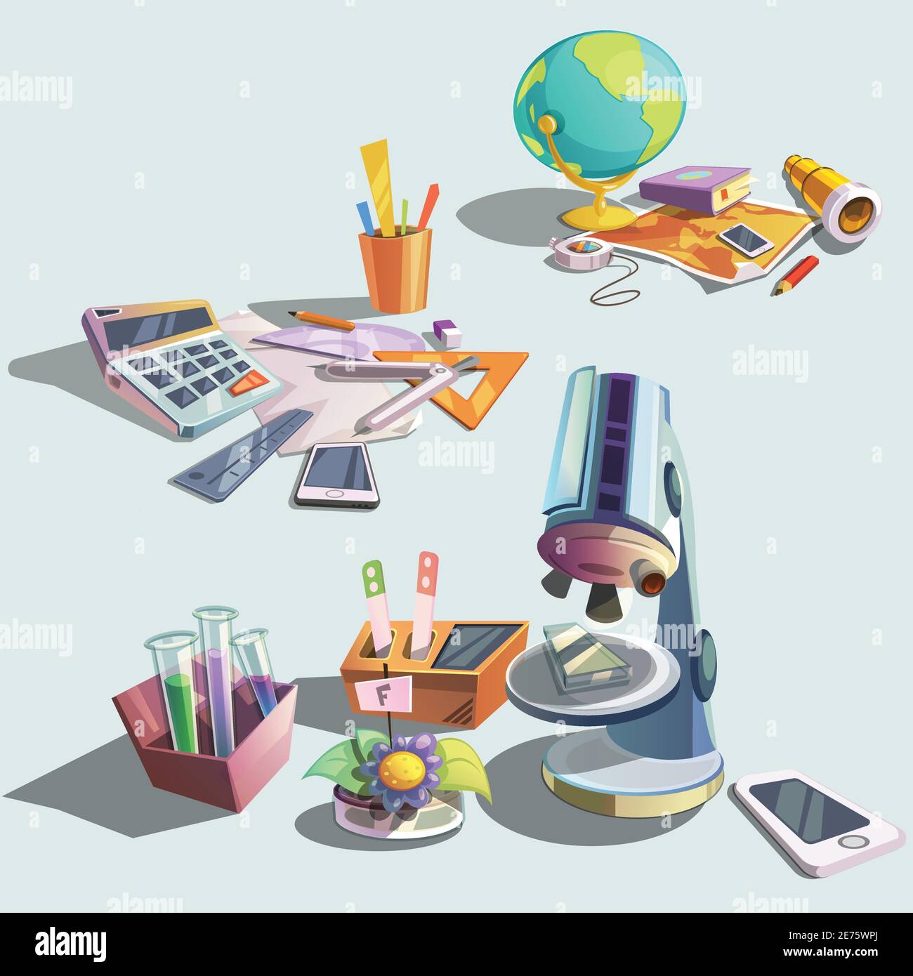 Old scientific book Stock Vector Images - Alamy