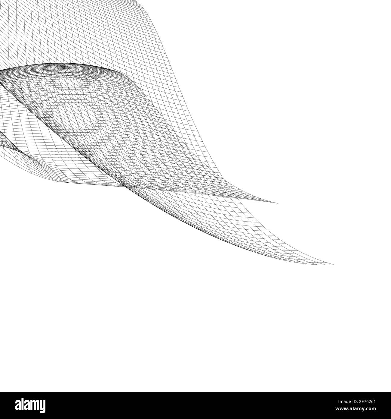 Abstract architectural drawing. Geometric background, Illustration ...