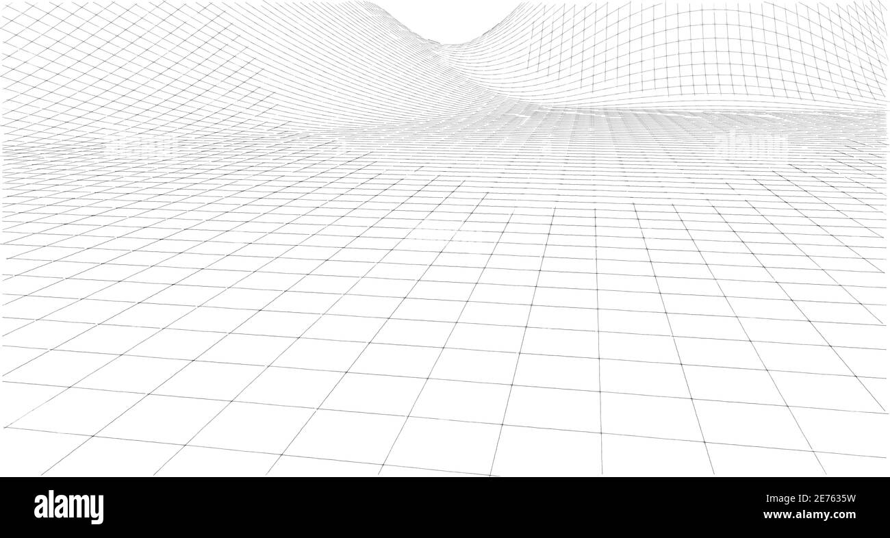 Wire connections network concept background Black and White Stock ...