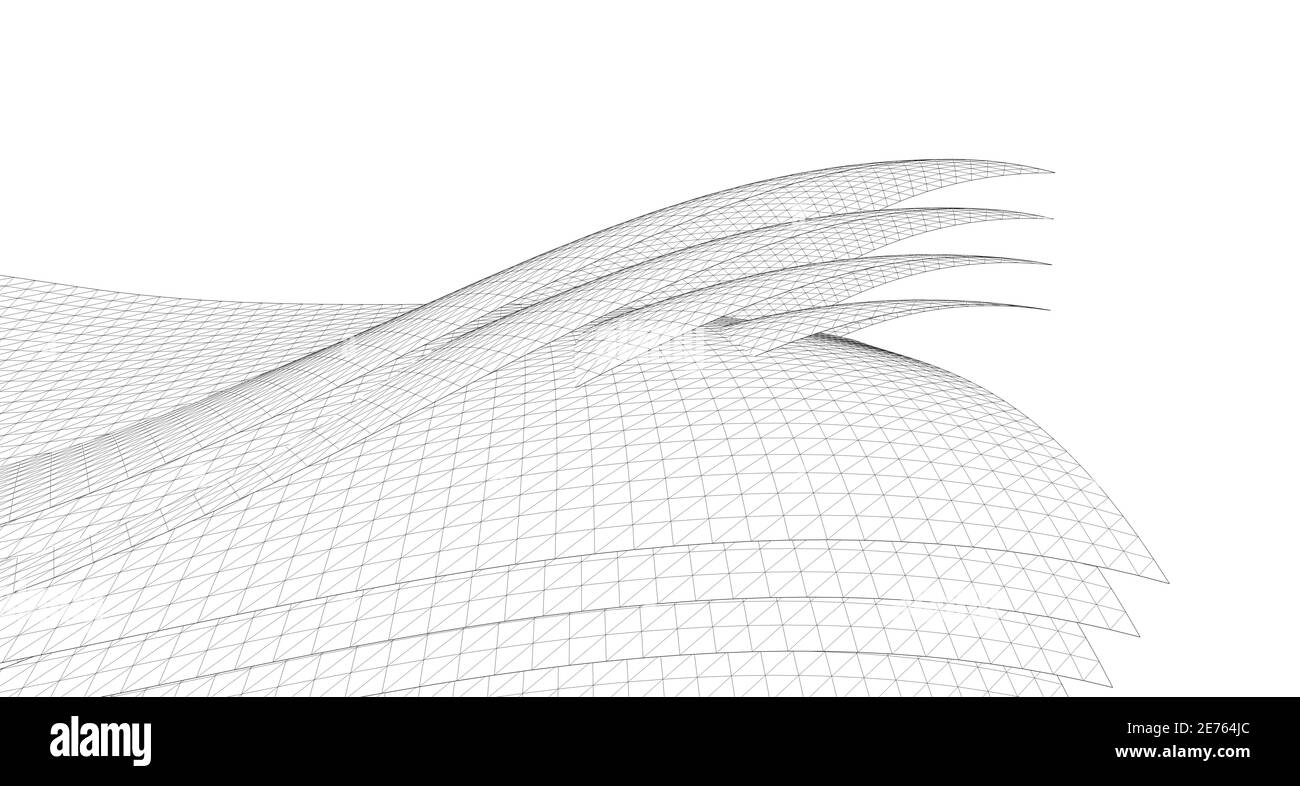 Abstract network grid background, network, connections, computer, and ...