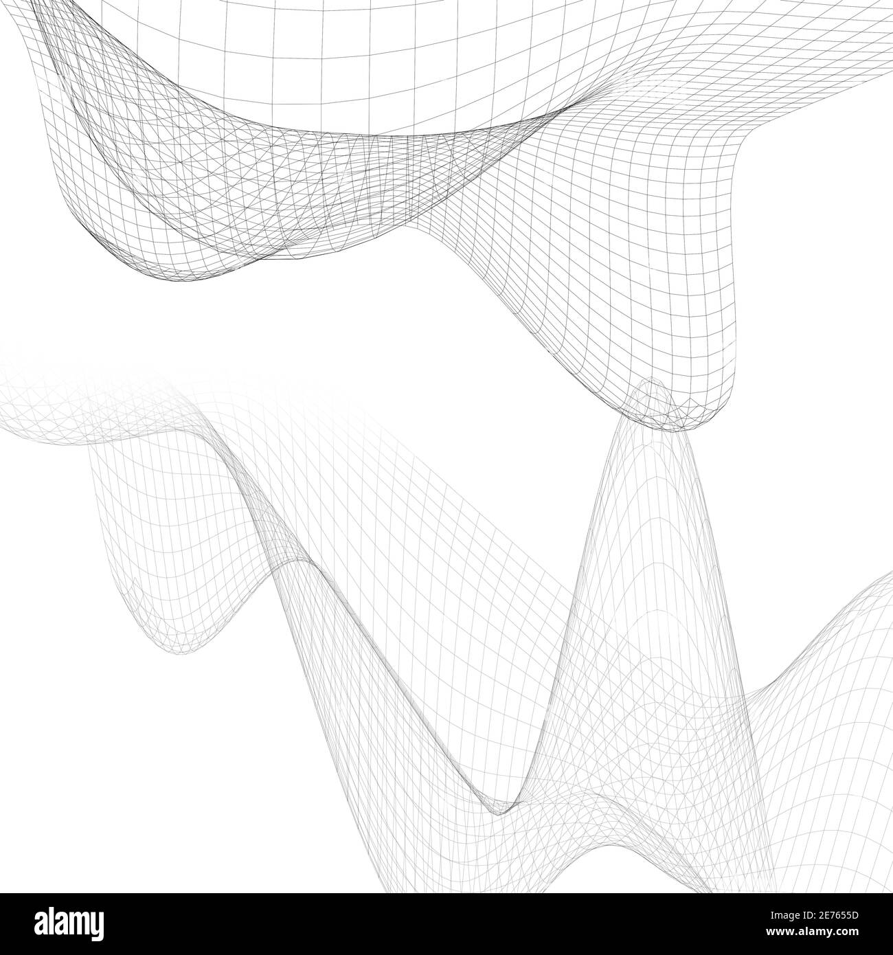 Abstract network grid background, network, connections, computer, and ...