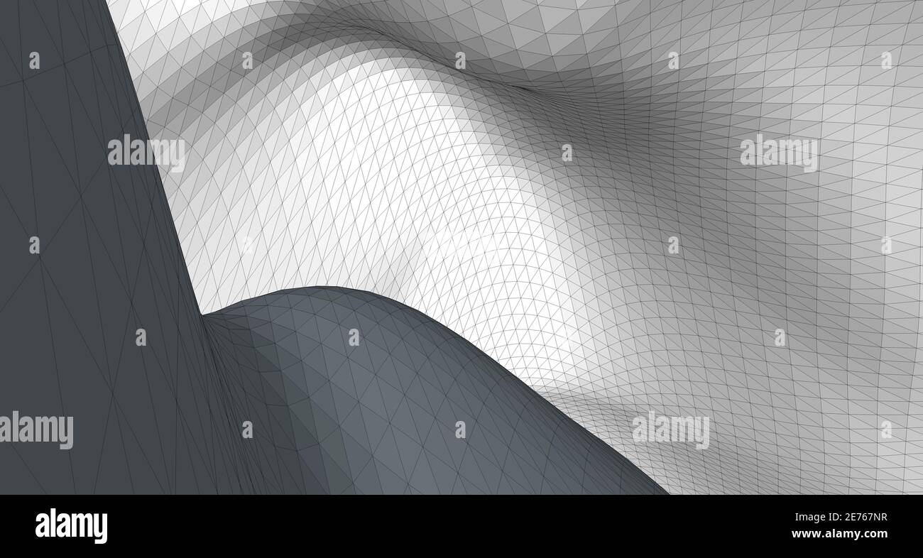 Abstract network grid background, network, connections, computer, and ...