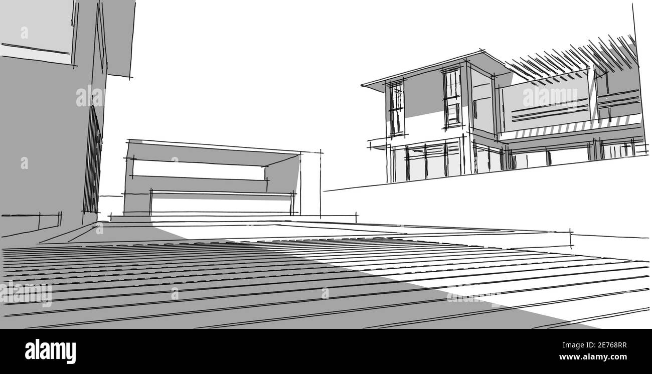 Commercial architectural drawing, cad hi-res stock photography and ...