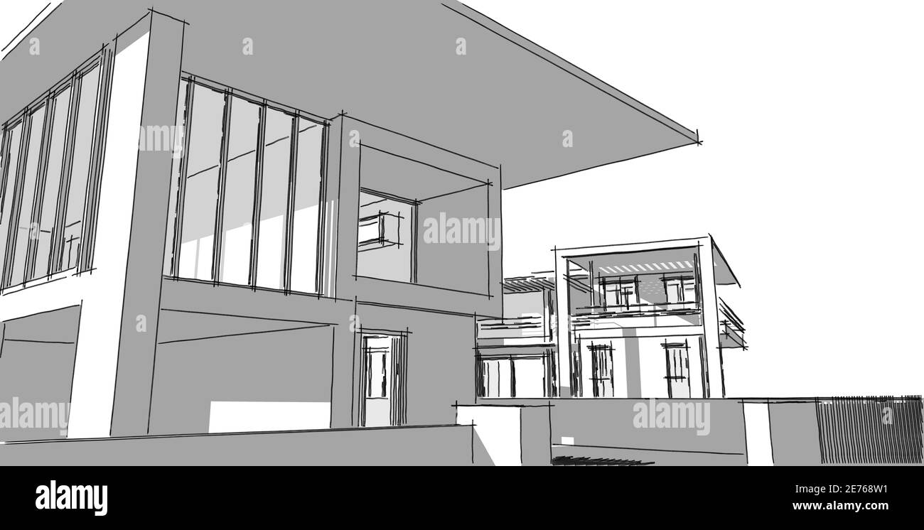 Commercial architectural drawing, cad hi-res stock photography and ...