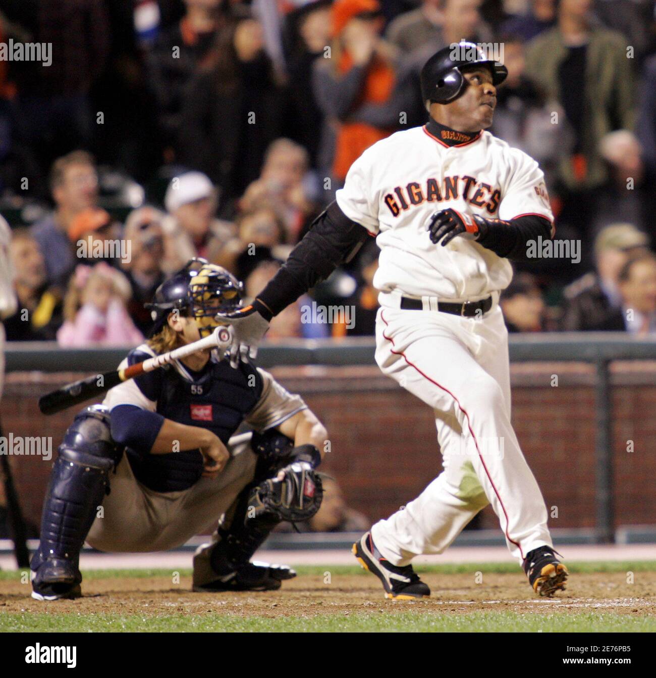 Barry bonds bat padres High Resolution Stock Photography and Images - Alamy