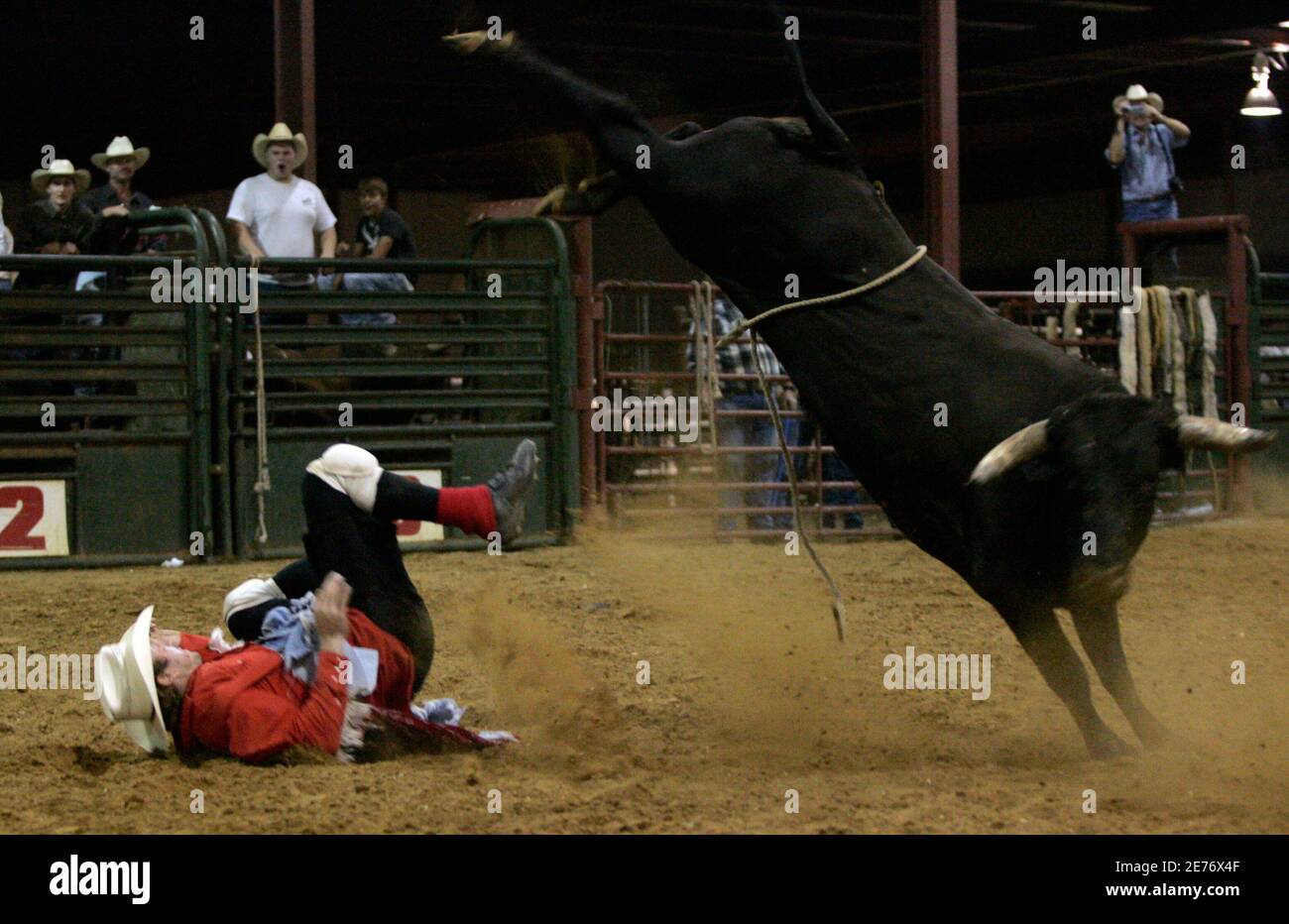 Rodeo clown on ground hi-res stock photography and images - Alamy