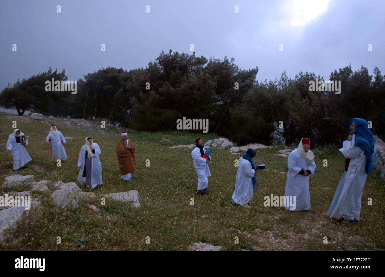 Samaritan samaritans mount gerizim hi-res stock photography and images ...