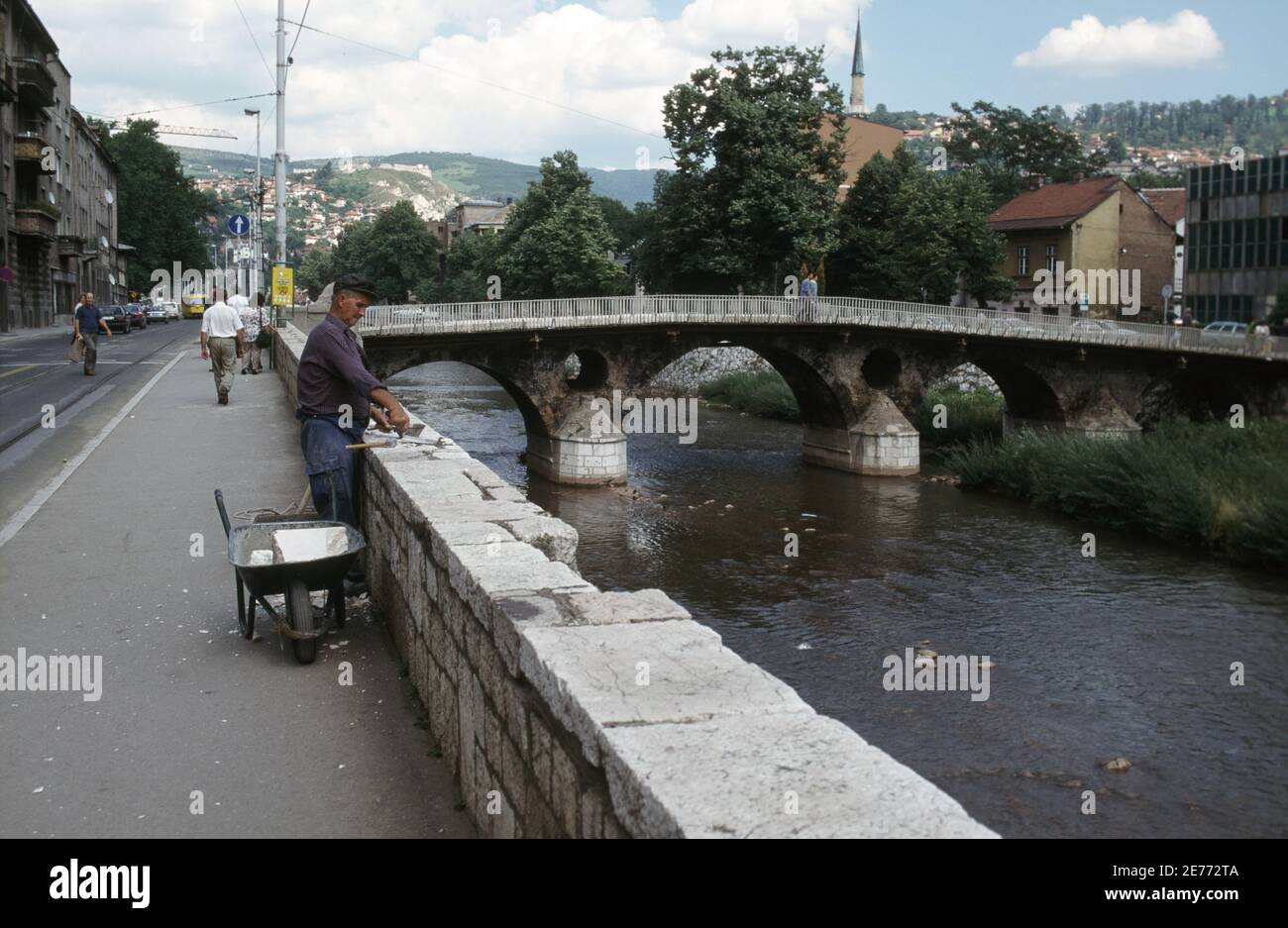 Latin Bridge where the assassination of Archduke Franz Ferdinand of ...