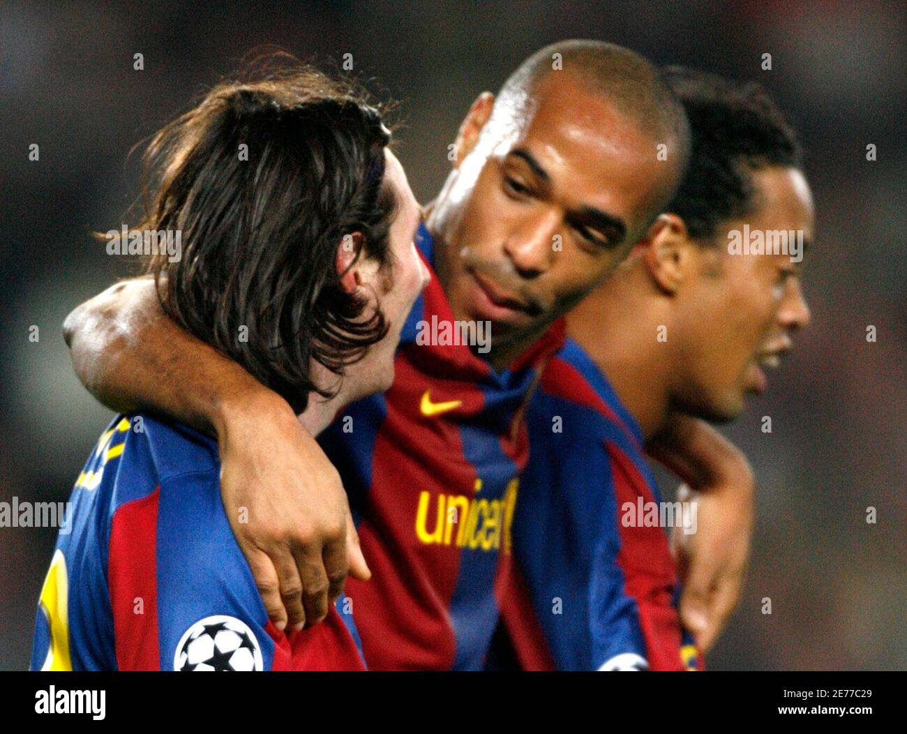 Ronaldinho messi henry hi-res stock photography and images - Alamy