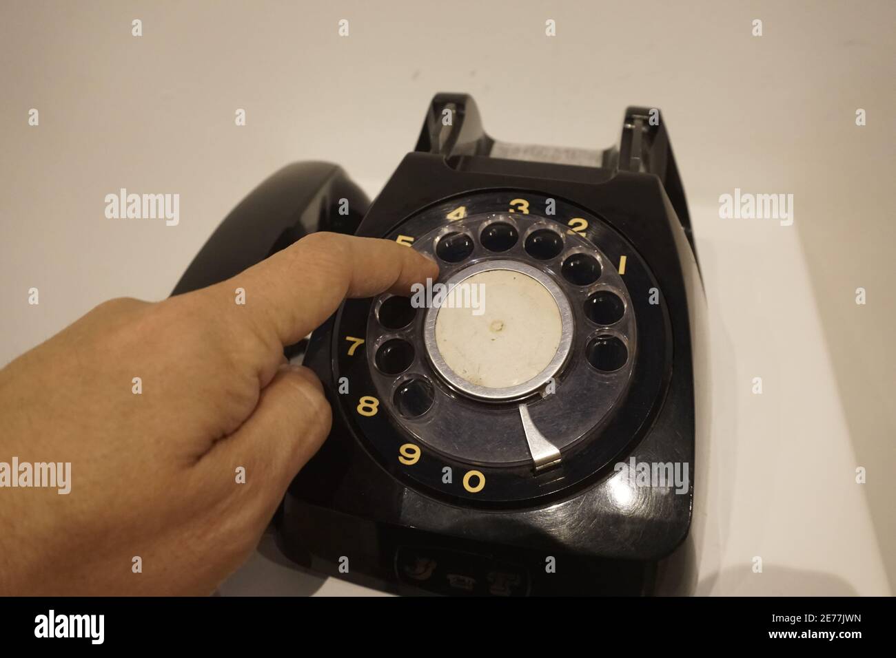 Old dial telephone hi-res stock photography and images - Alamy