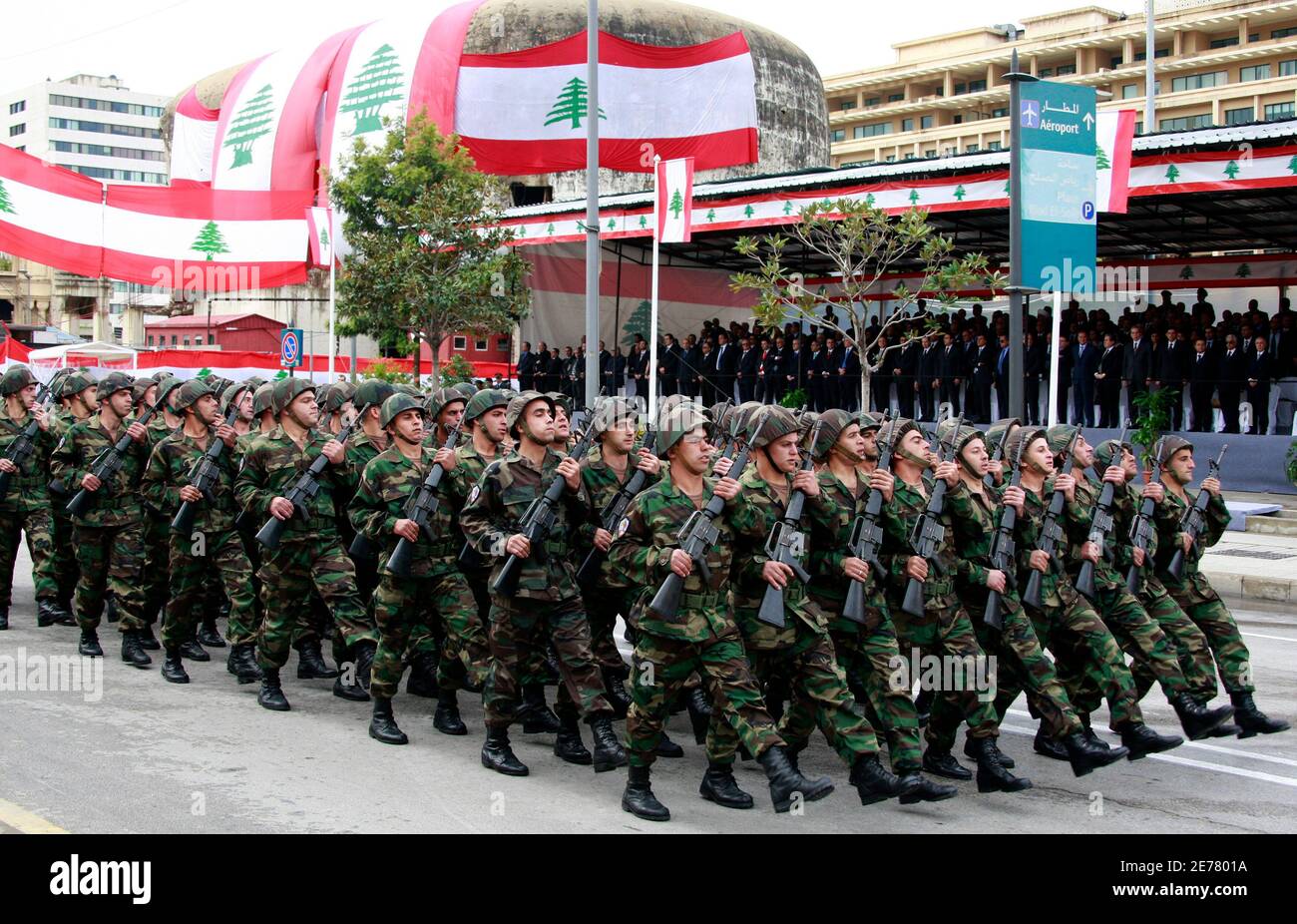 Lebanese army parade hi-res stock photography and images - Alamy