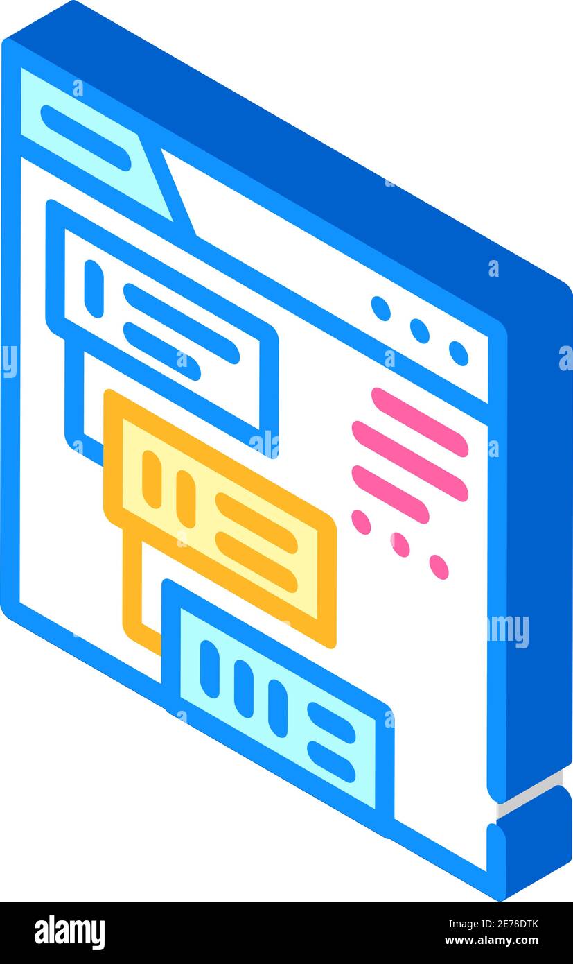 stages of communiction operator of call center isometric icon vector illustration Stock Vector ...