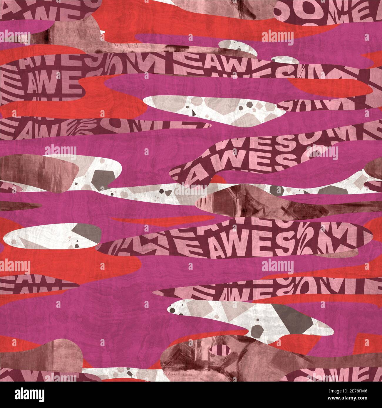 Seamless collage in camo shapes vivid montage Stock Photo - Alamy