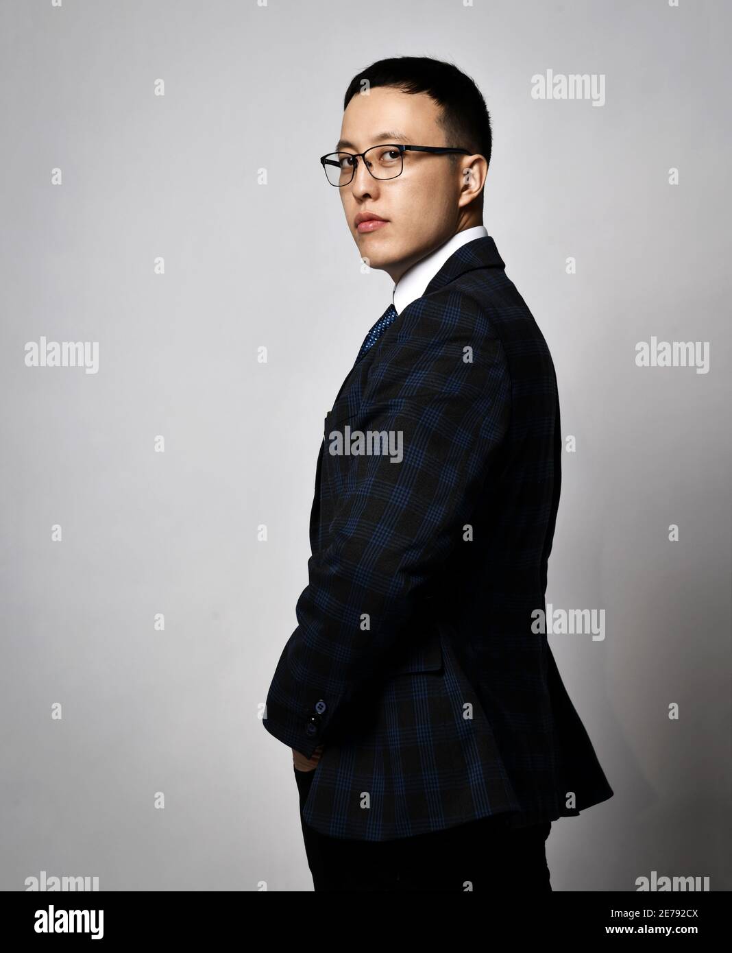 Professional male in suit asian hi-res stock photography and images - Alamy