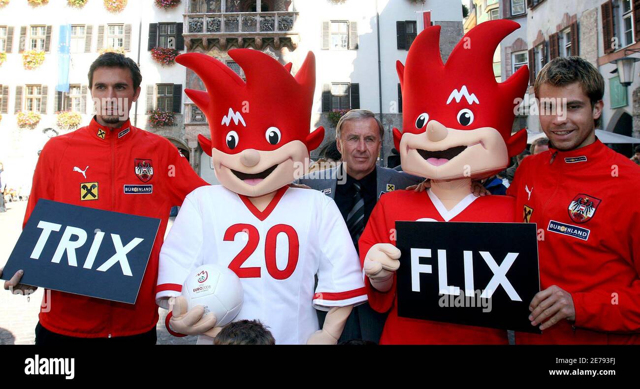 Euro 2008 mascots hi-res stock photography and images - Alamy
