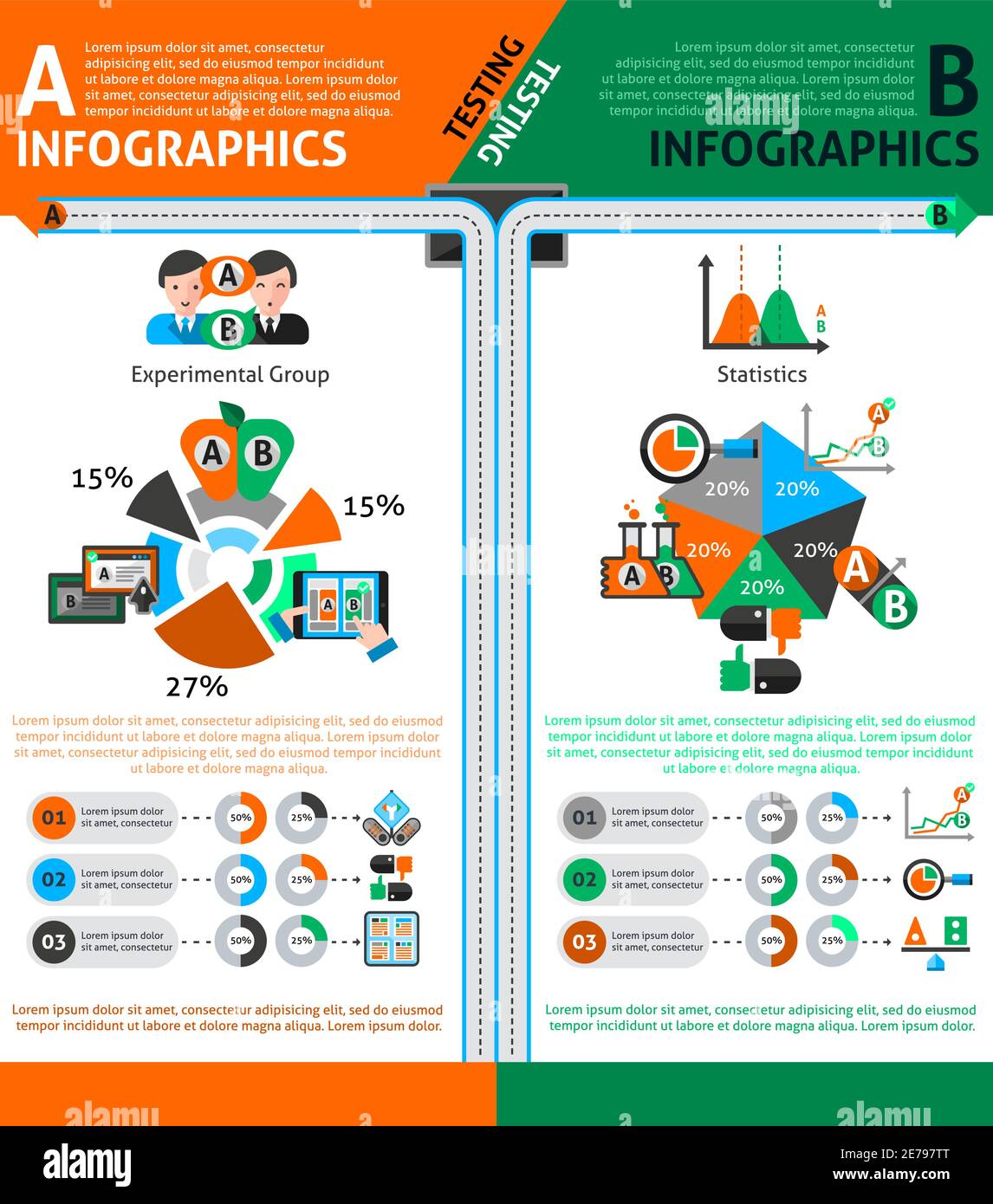 Experimental result Stock Vector Images - Alamy
