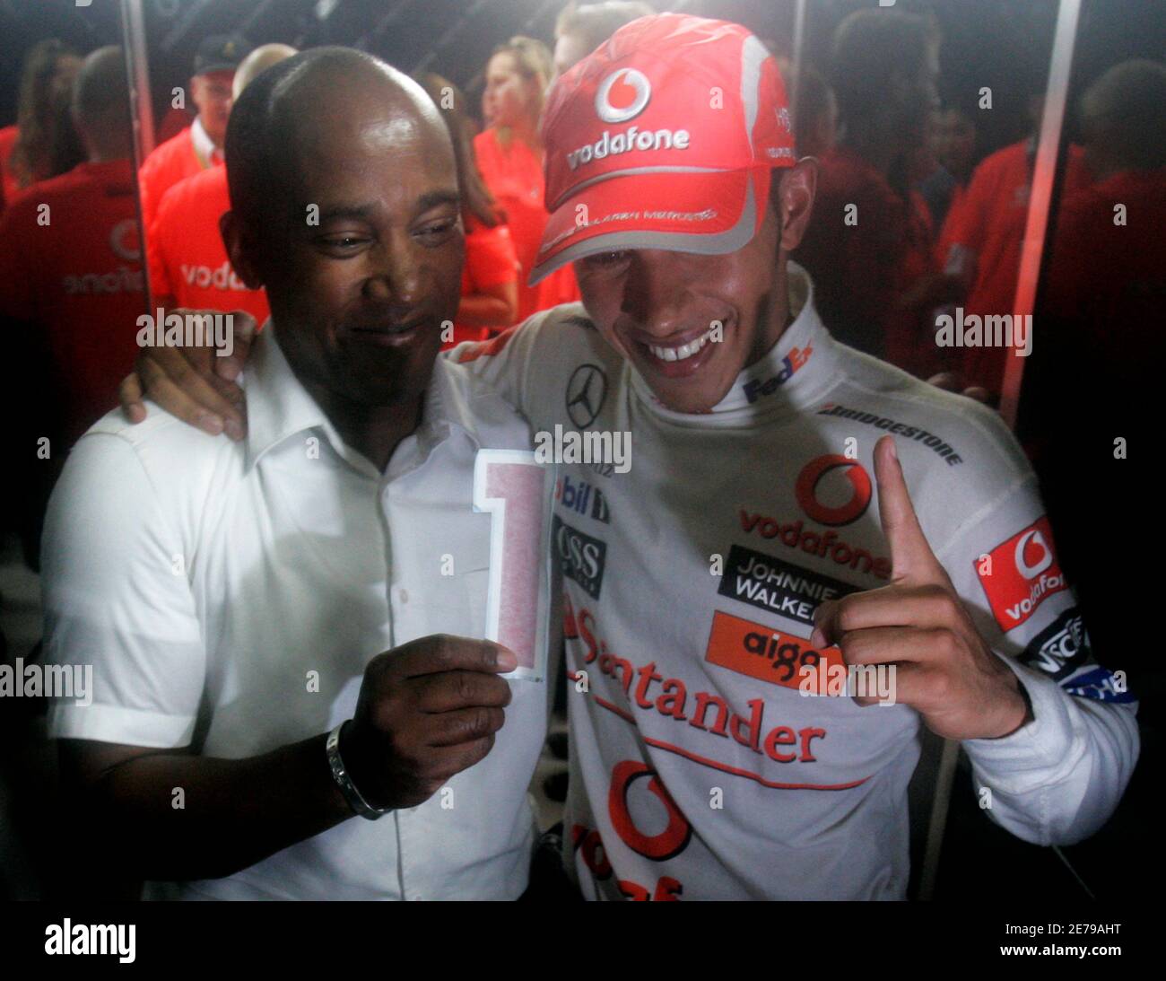 Anthony hamilton father of lewis hamilton hi-res stock photography and ...