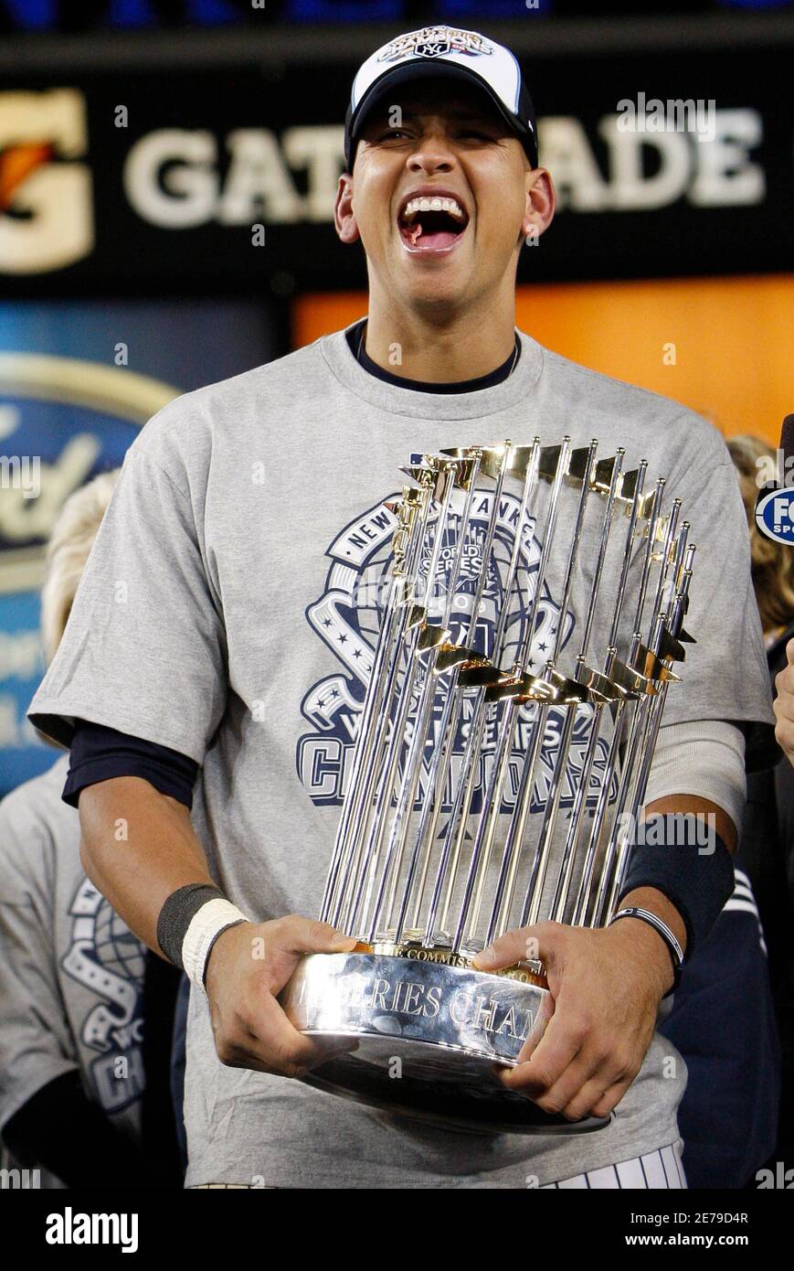 Yankees world series trophy hi-res stock photography and images - Alamy