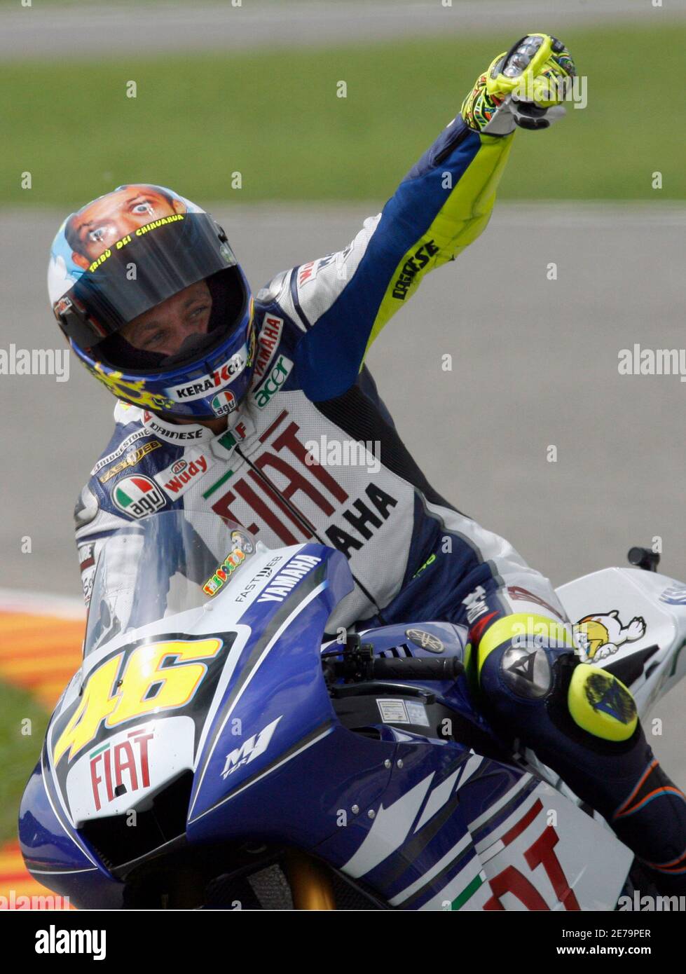 Valentino rossi supporters hi-res stock photography and images - Alamy