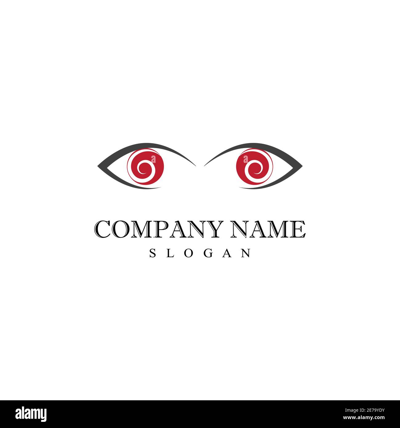 Branding Identity Corporate Eye Care vector logo design Stock Vector ...