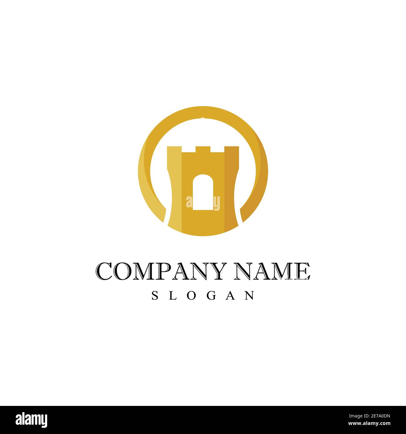 Castle Logo Template vector symbol nature Stock Vector Image & Art - Alamy