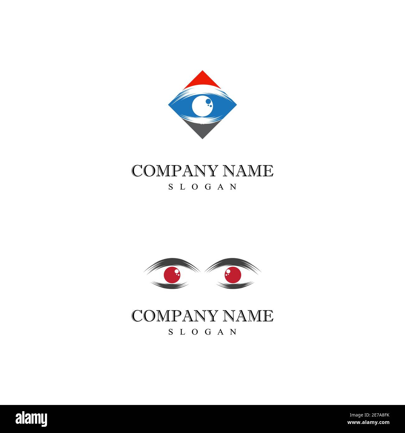 Eye logo Stock Vector Images - Alamy