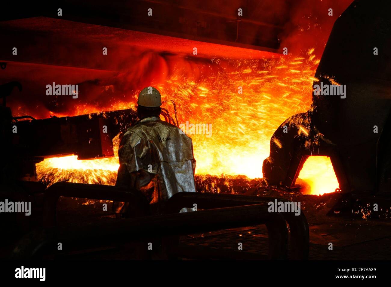 Blast Furnace Tapping High Resolution Stock Photography and Images - Alamy