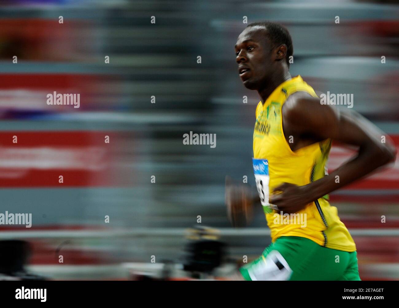 Usain bolt of jamaica sprints hi-res stock photography and images - Alamy