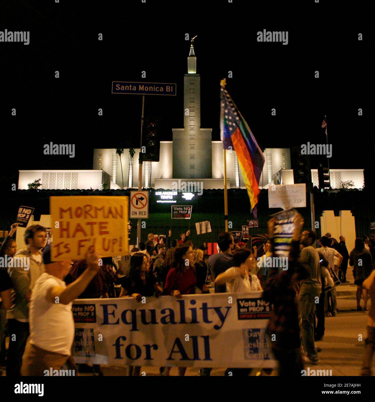 Los angeles california temple hi-res stock photography and images - Alamy