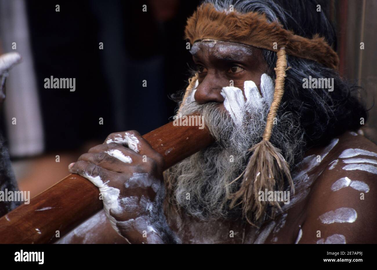 Indigenous australian aboriginal people playing hi-res stock ...