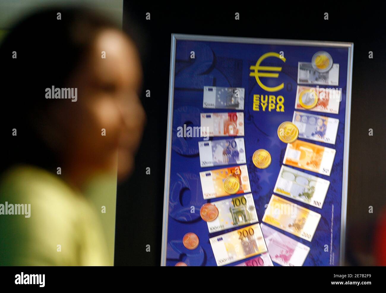 New euro notes poster hi-res stock photography and images - Alamy