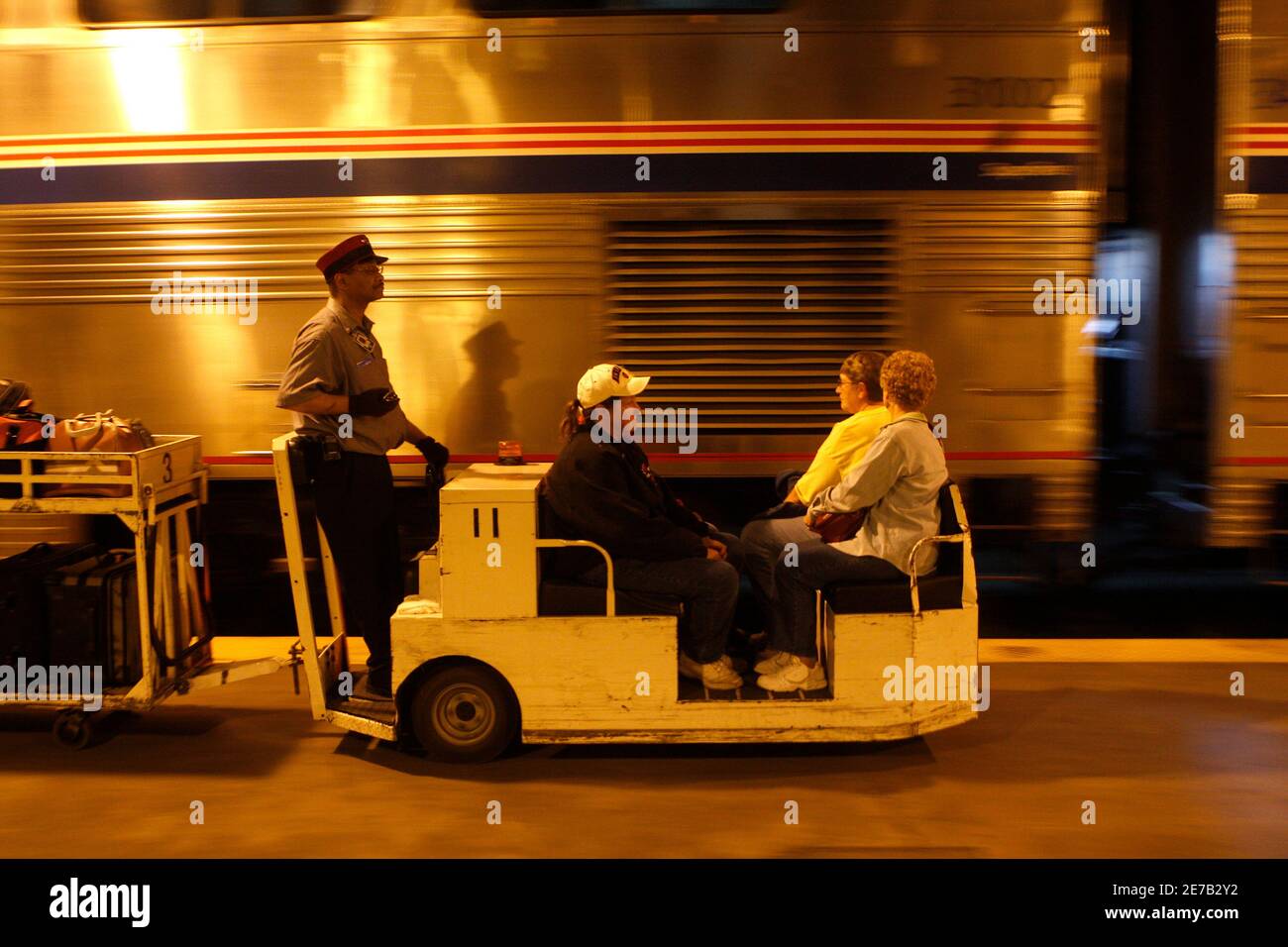 Train station red cap hi-res stock photography and images - Alamy