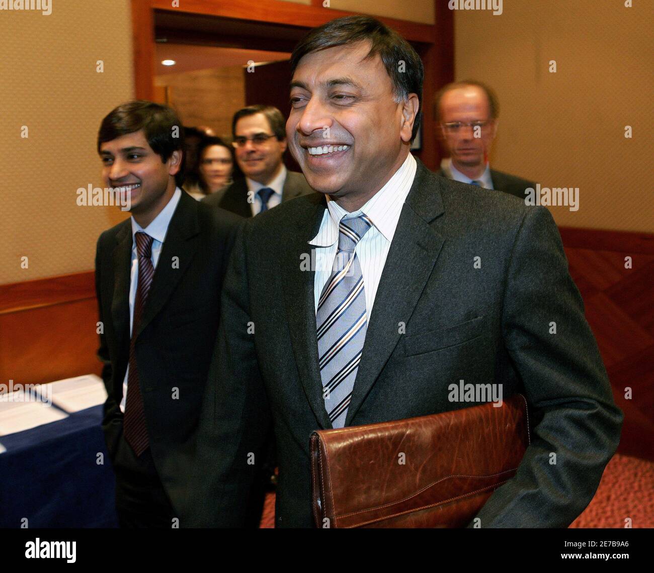 Lakshmi mittal and aditya hi-res stock photography and images - Alamy