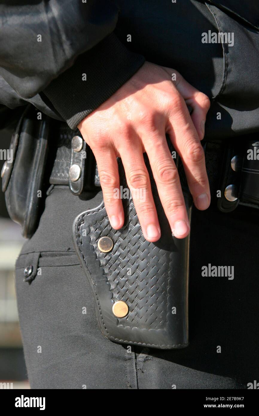 Holster police america hi-res stock photography and images - Alamy