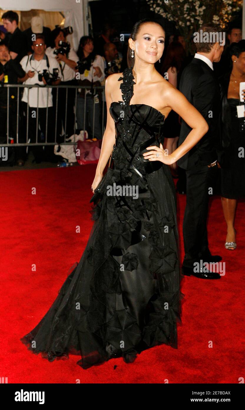 Chinese Actress Zhang Ziyi Poses High Resolution Stock Photography and ...