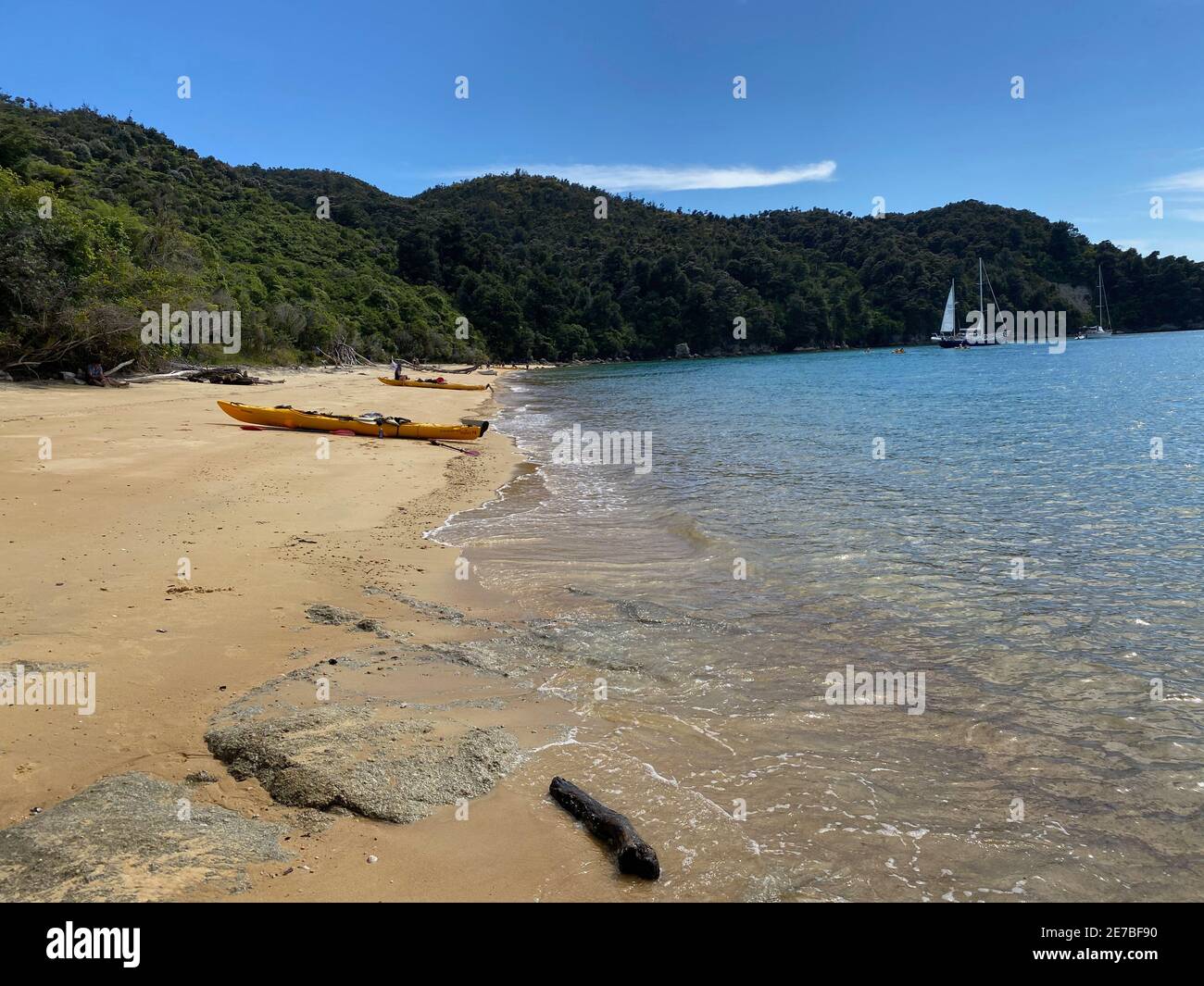 Beautiful scenery in the Abel Tasman National Park, Nelson region, New ...