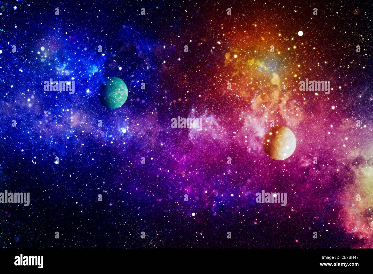 Colorful nebula. Space abstract background . Elements of this Image ...