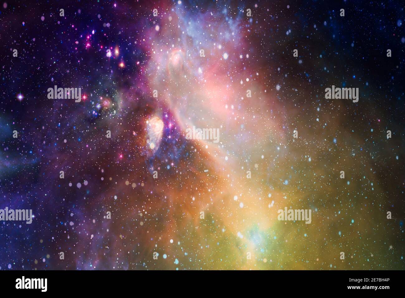 Milky way cosmic background. Star dust and pixie dust glitter space ...