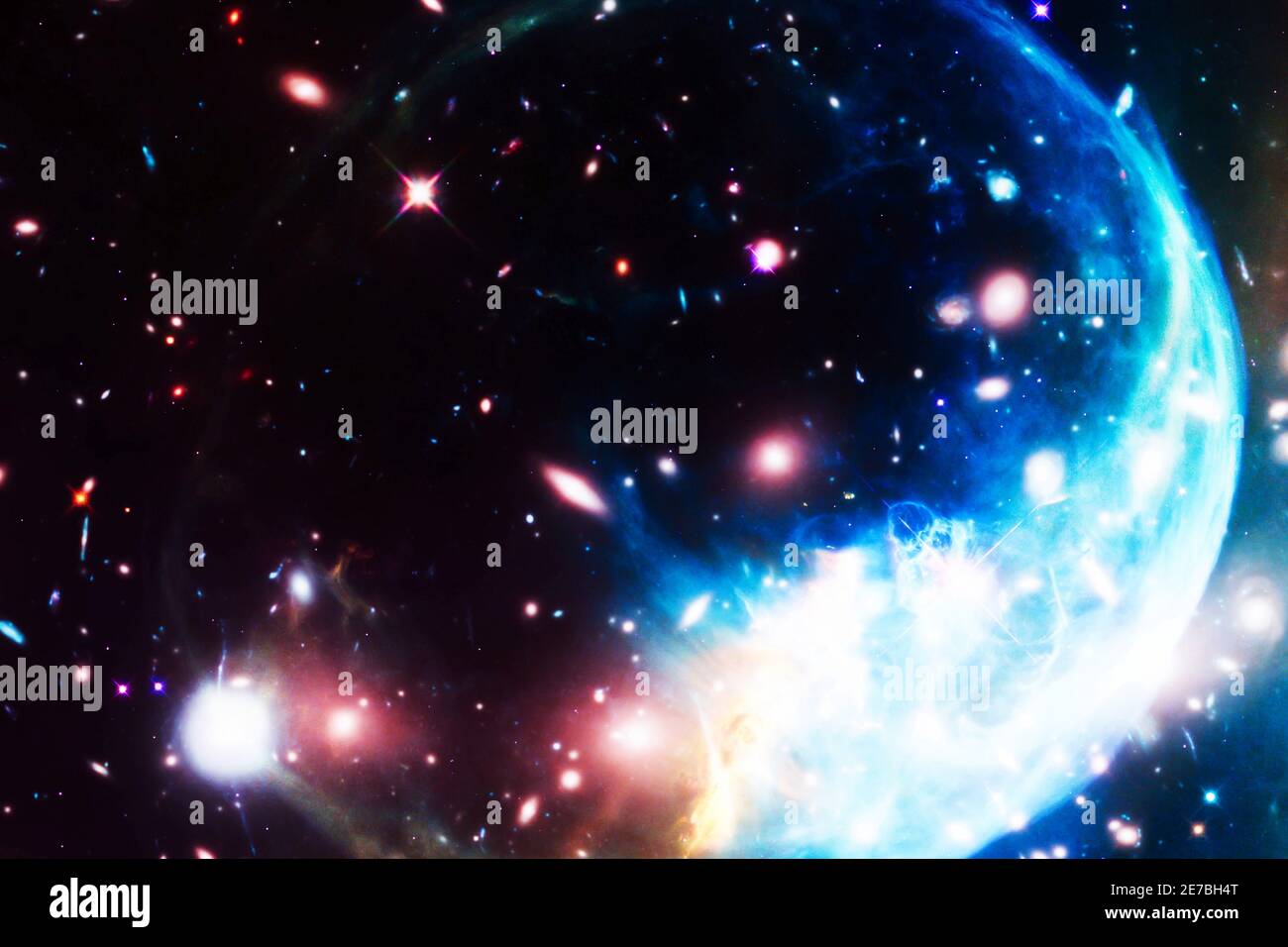 Milky way cosmic background. Star dust and pixie dust glitter space ...