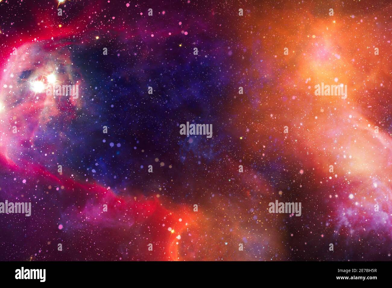 Night starry sky with stars. Abstract astronomical galaxy. Elements of ...