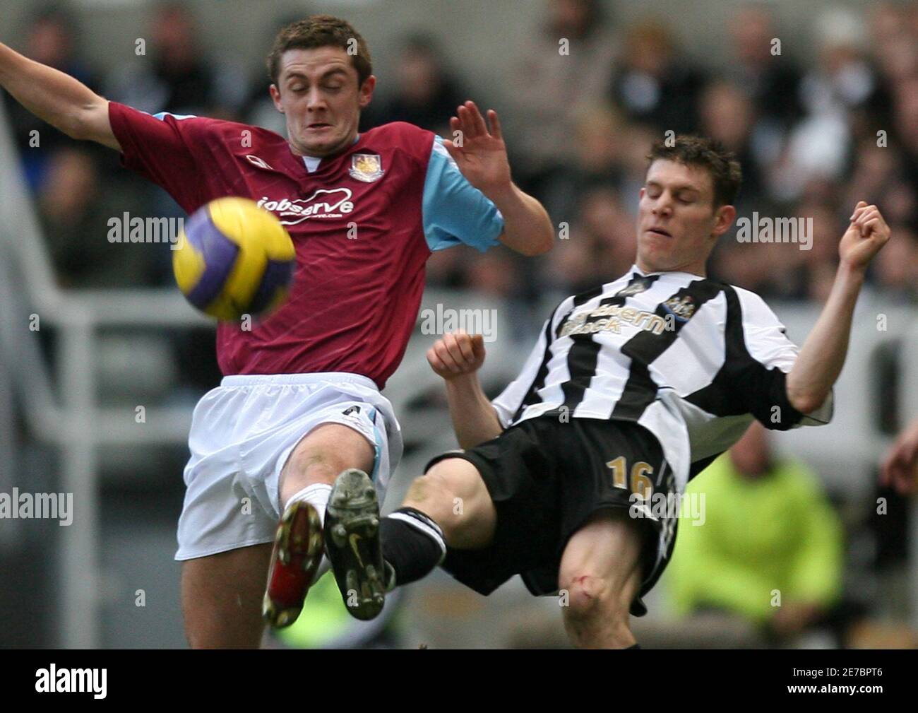 Newcastle united l and george mccartney hi-res stock photography and ...