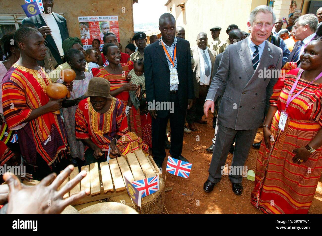 Prince charles in kampala hi-res stock photography and images - Alamy