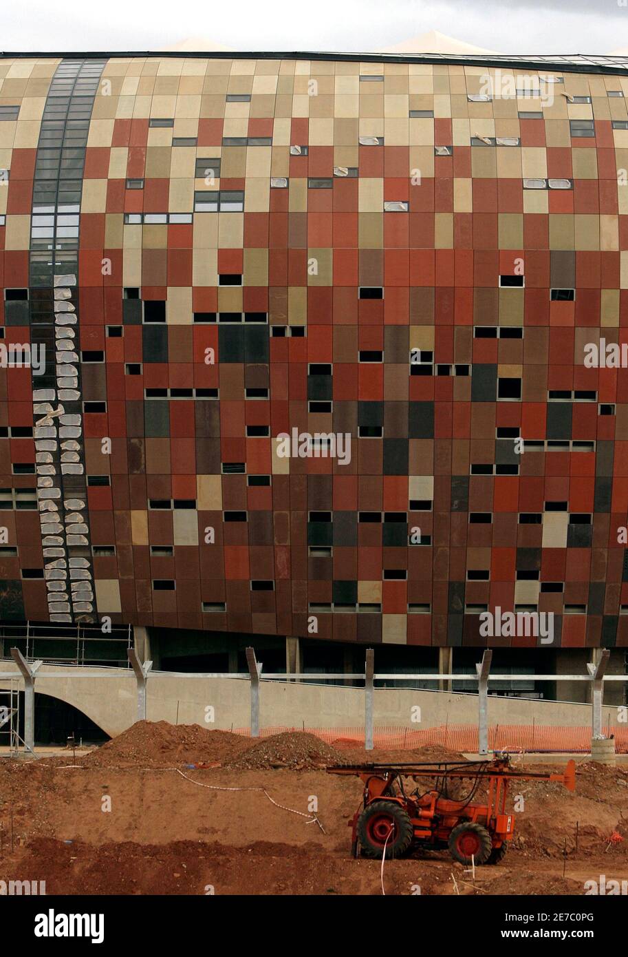 Construction Of Fnb Stadium High Resolution Stock Photography and ...