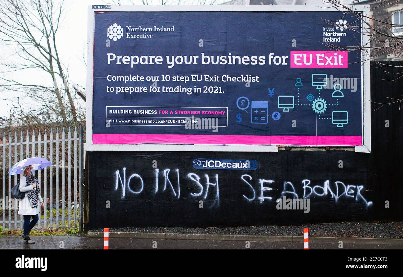 Unionism irish sea border hi-res stock photography and images - Alamy