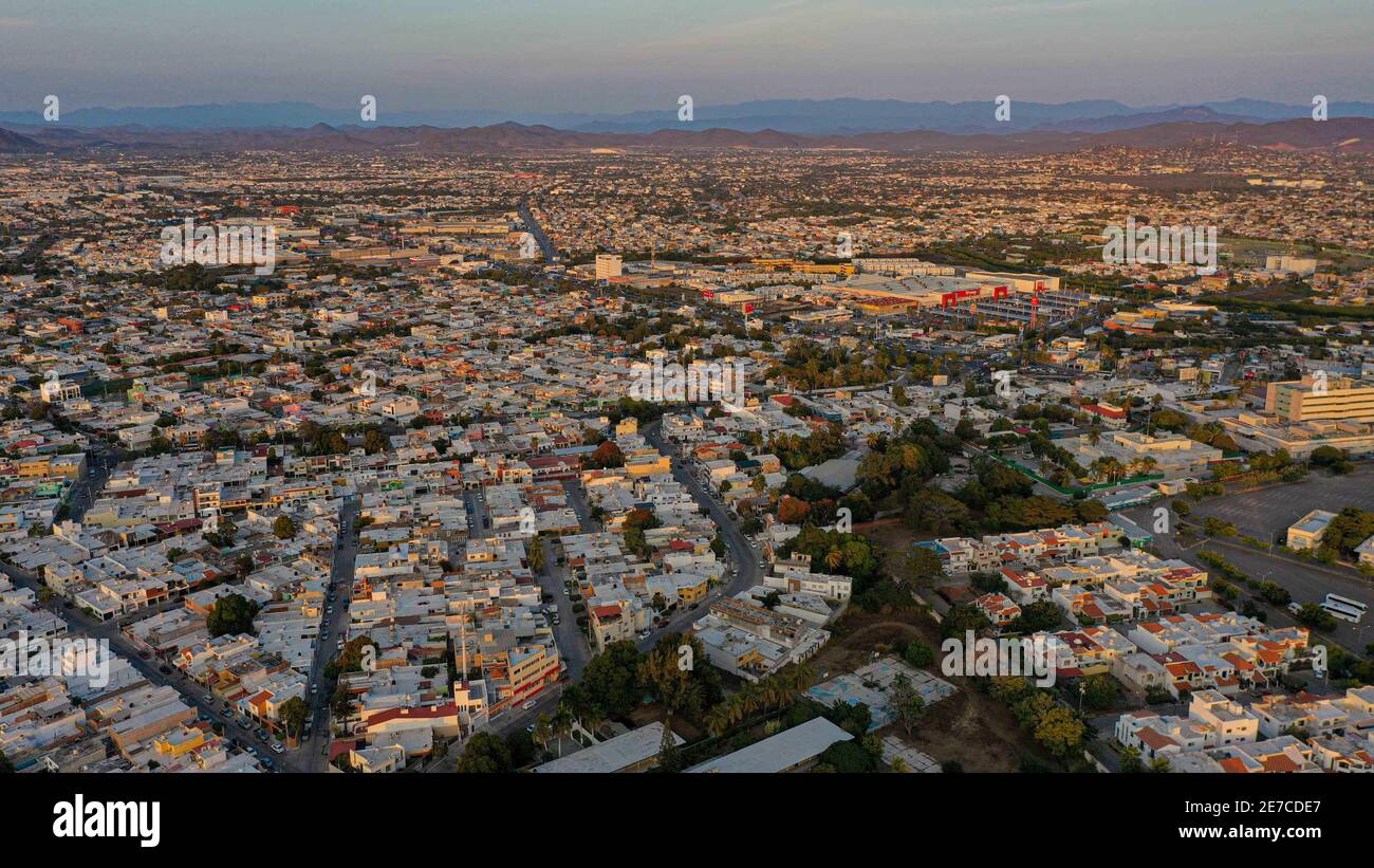 Aerial view of Mazatlan, Sinaloa, Mexico. General View of Mazatlan ...