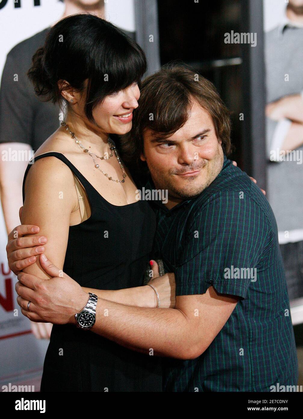 Jack black wife tanya los hi-res stock photography and images - Alamy
