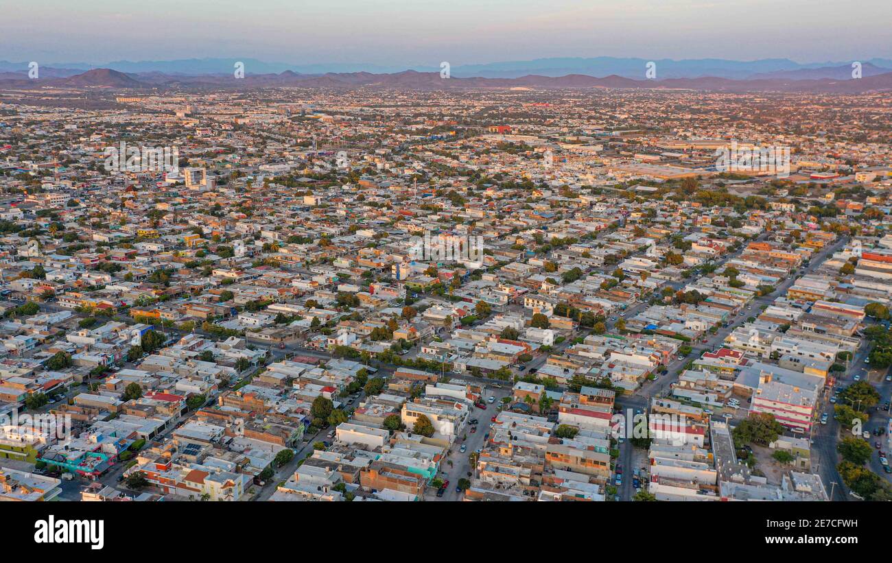 Aerial view of Mazatlan, Sinaloa, Mexico. General View of Mazatlan ...