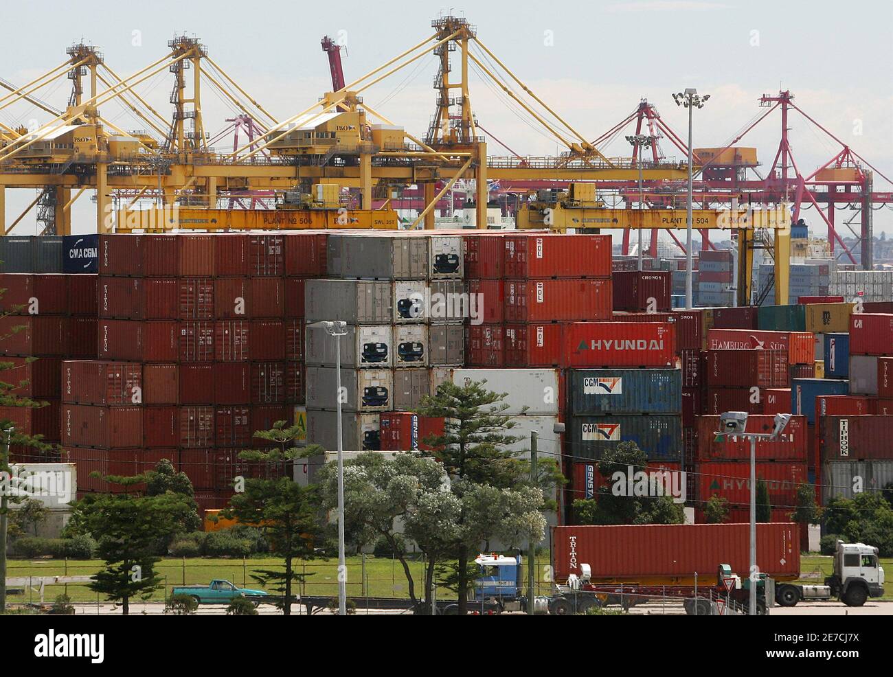 Australian Shipping Containers High Resolution Stock Photography and ...