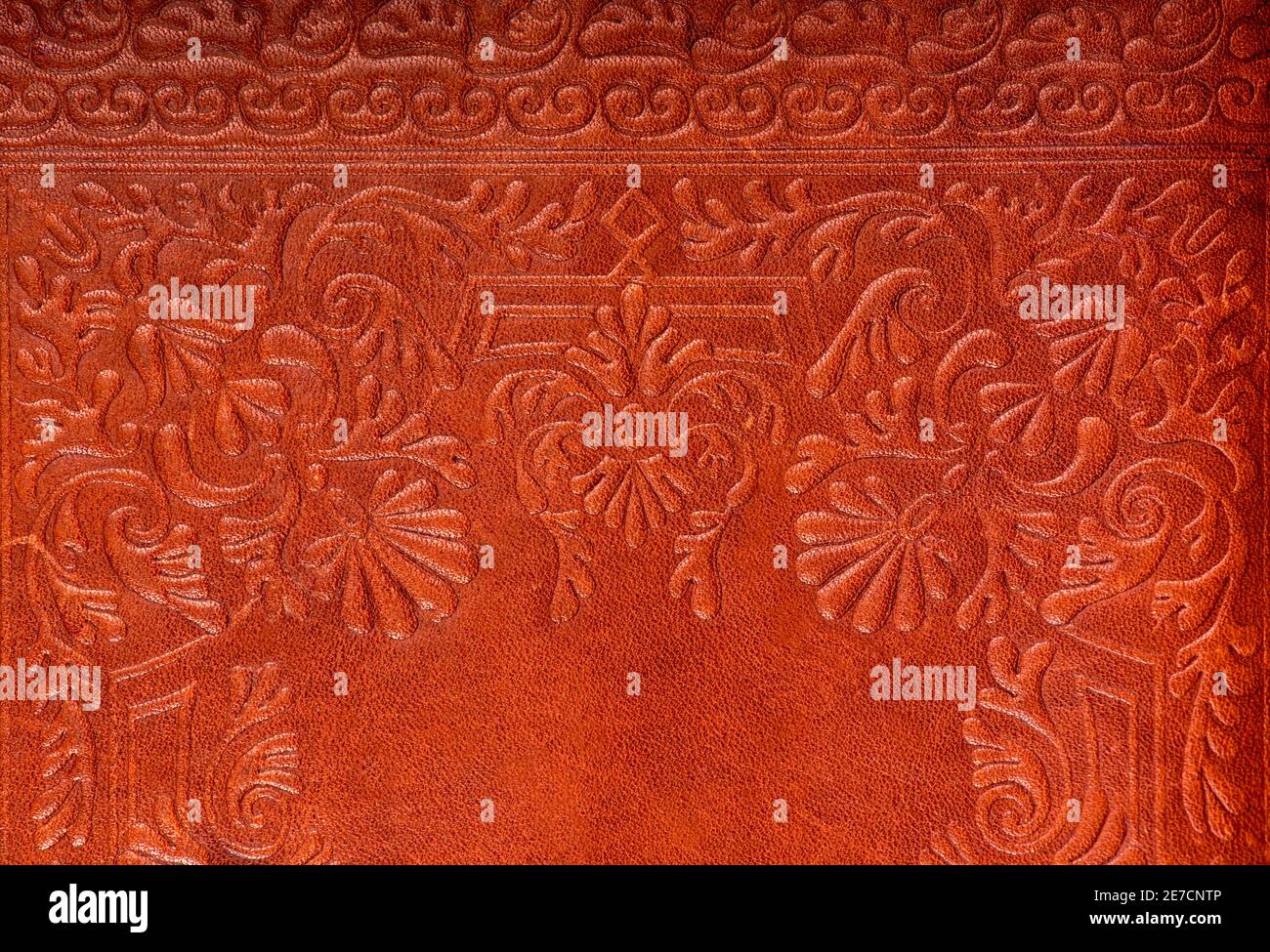 The Leather floral pattern background close up Stock Photo - Alamy