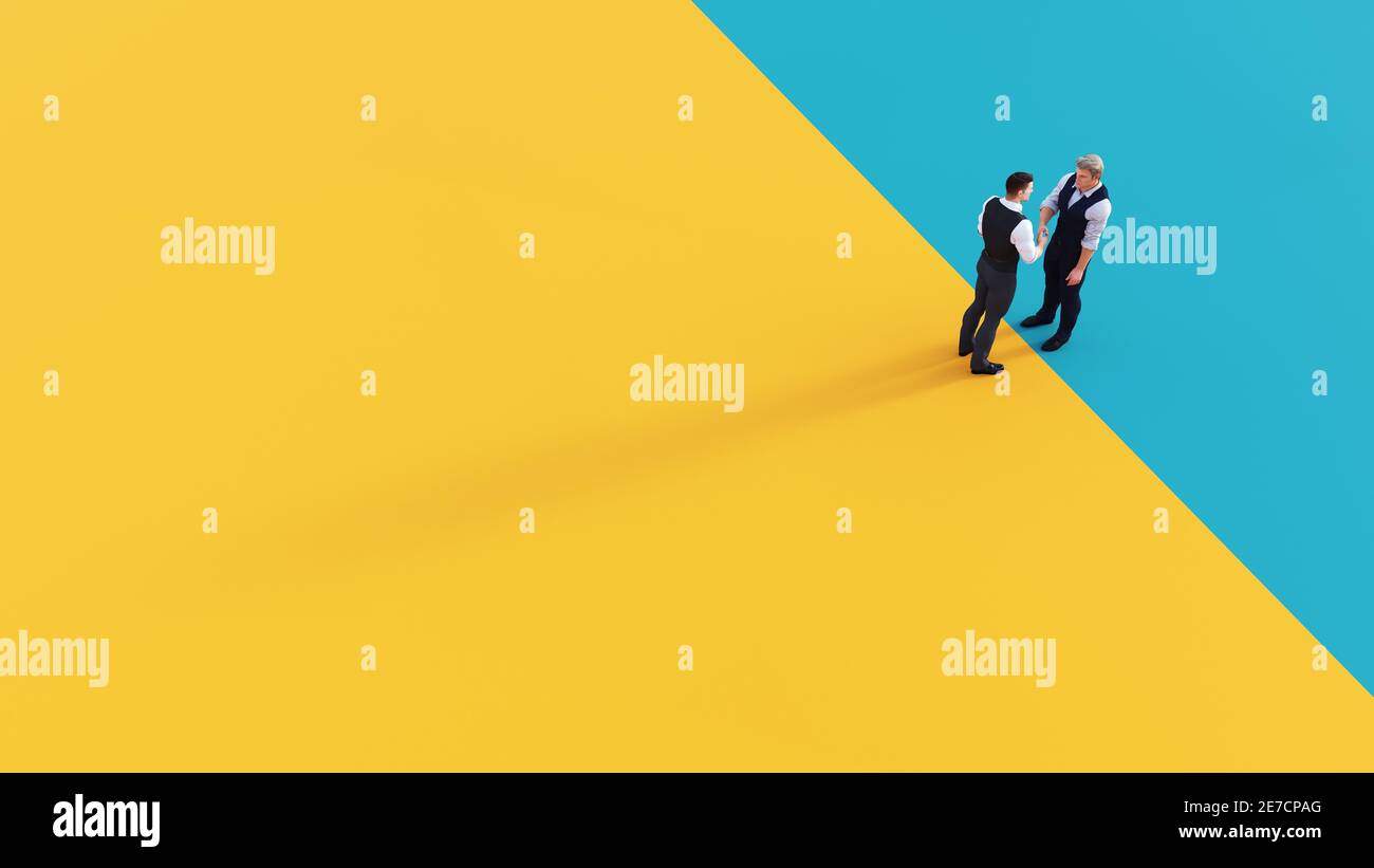 Business Deal Corporate Background with Sales Agreement Stock Photo - Alamy